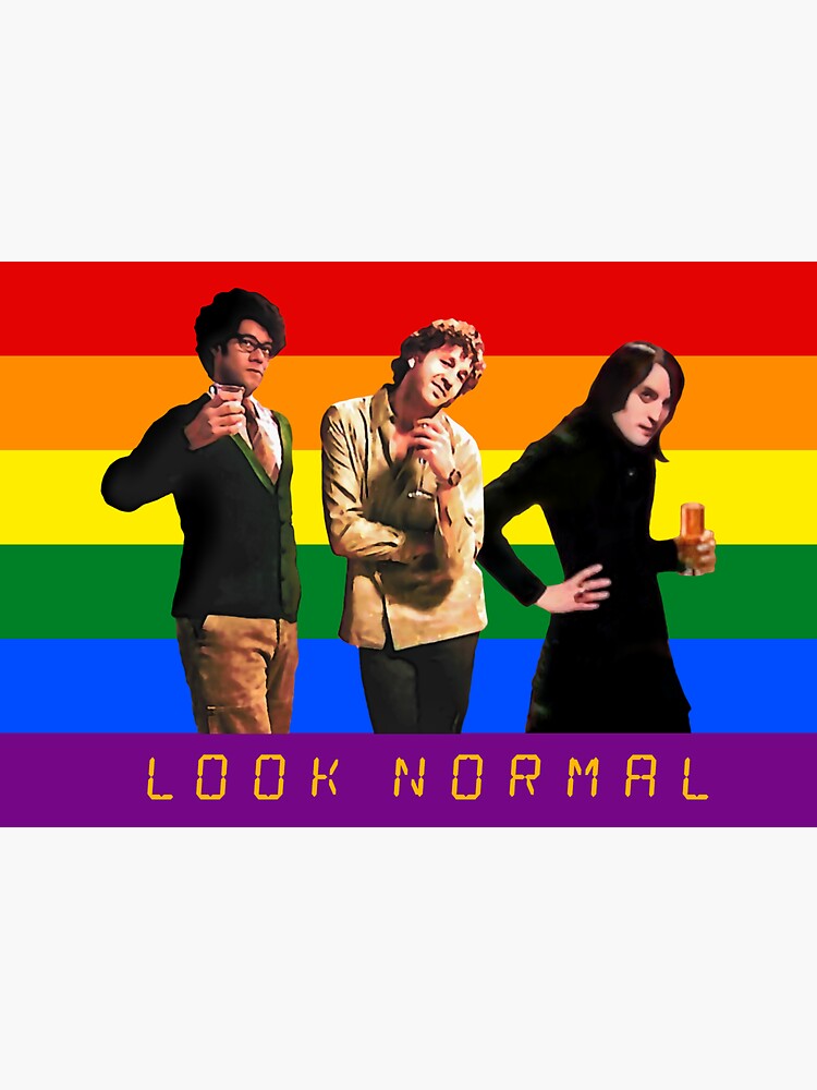 "Look Normal - The IT Crowd - Gay Pride" Sticker for Sale by ...