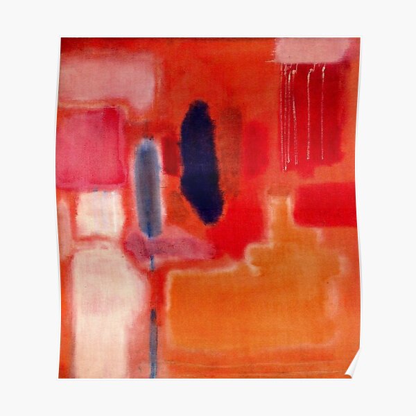 "Mark Rothko No 9 Abstract Red" Poster for Sale by rmcnabbjohn9 | Redbubble
