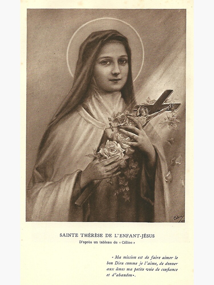 "Saint Therese of the Child Jesus and the Holy Face" Poster by Markiiii ...