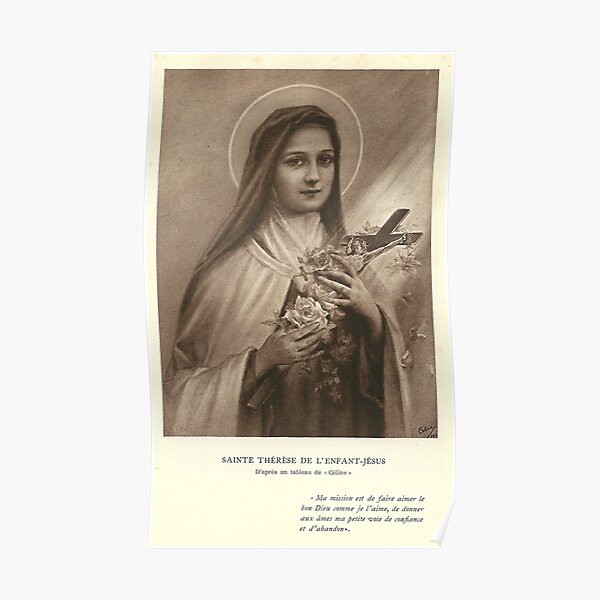 "Saint Therese of the Child Jesus and the Holy Face" Poster by Markiiii ...
