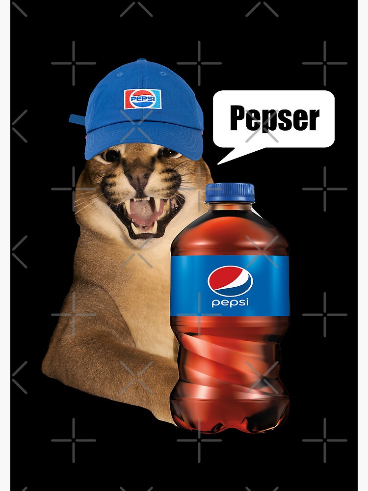 "Caracal Big Floppa Pepser Cat Meme (Fanter)" Spiral Notebook by ...