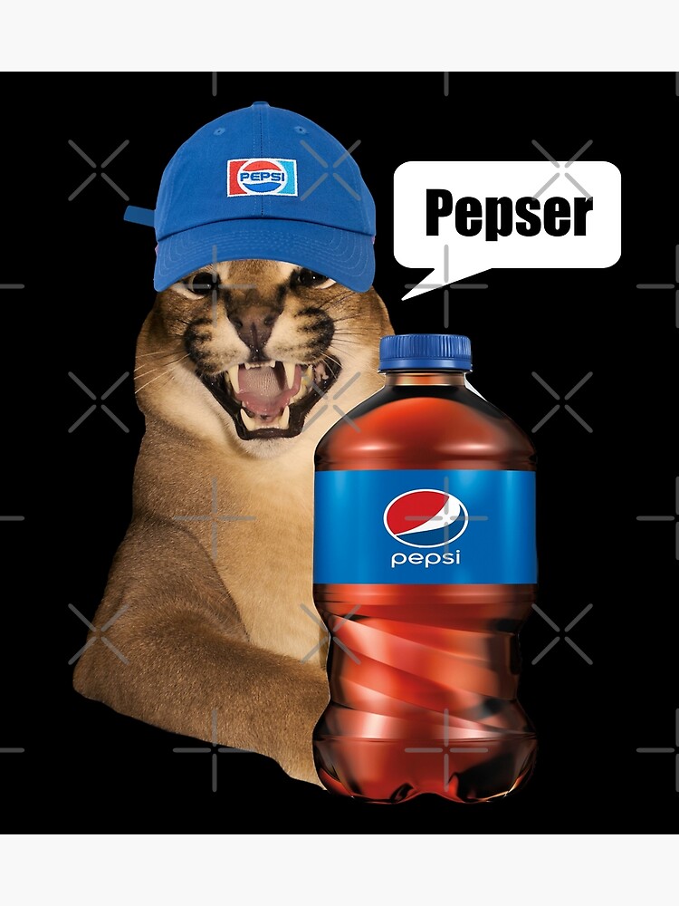 "Caracal Big Floppa Pepser Cat Meme (Fanter)" Art Print for Sale by ...