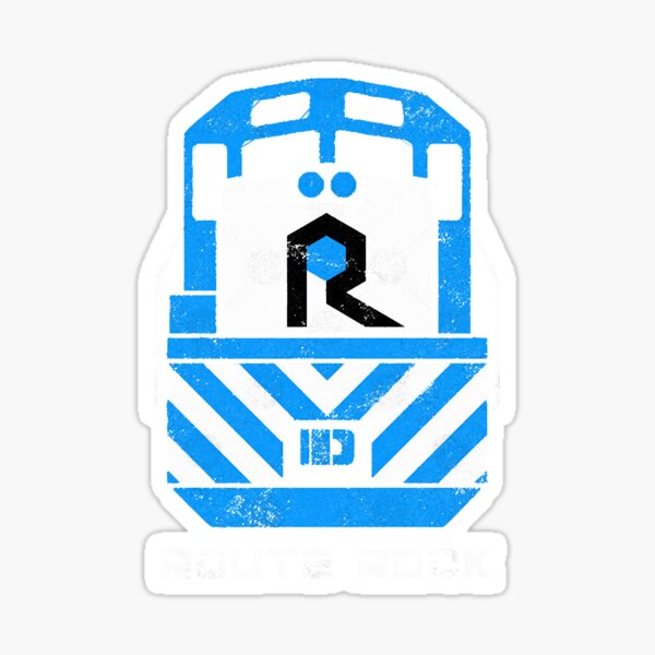 "Vintage Route Rock Railroad Train Engine " Sticker by nskhy65 | Redbubble