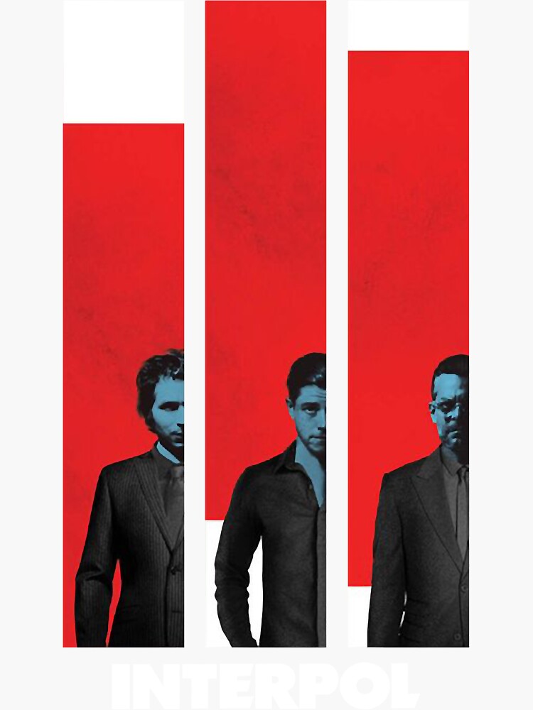 "Interpol band" Sticker by Matsumoto1 | Redbubble