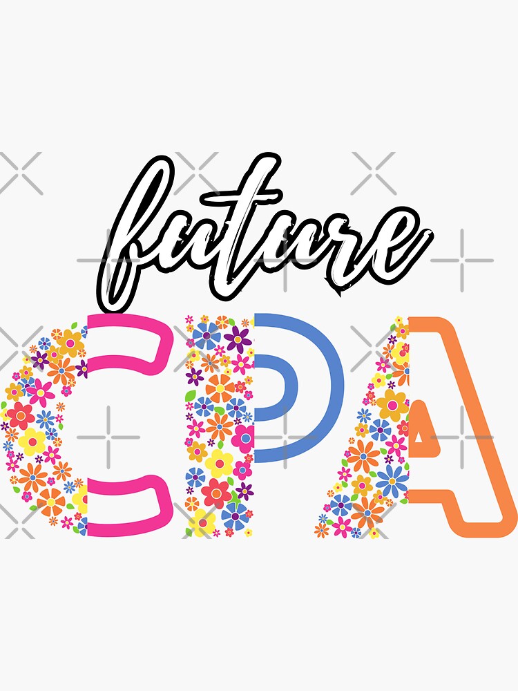 "Future CPA Future Accountant in Progress Accounting Student (white ...