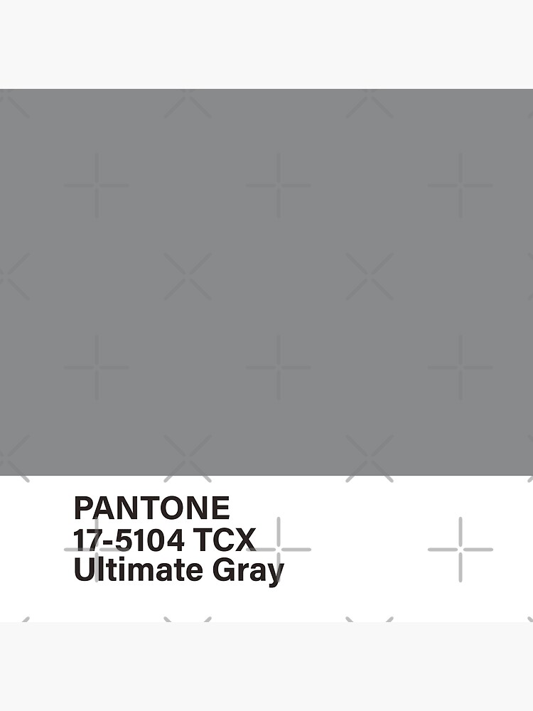 "pantone 17-5104 TCX Ultimate Gray" Poster for Sale by princessmi-com ...