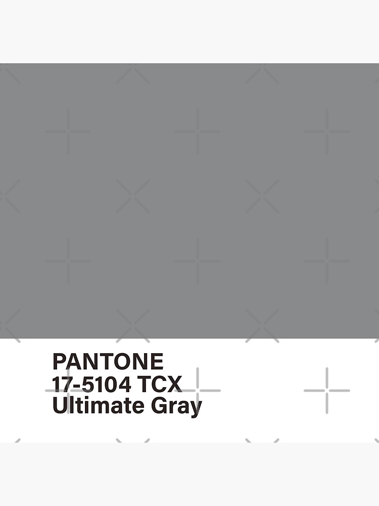 "pantone 17-5104 TCX Ultimate Gray" Sticker for Sale by princessmi-com ...