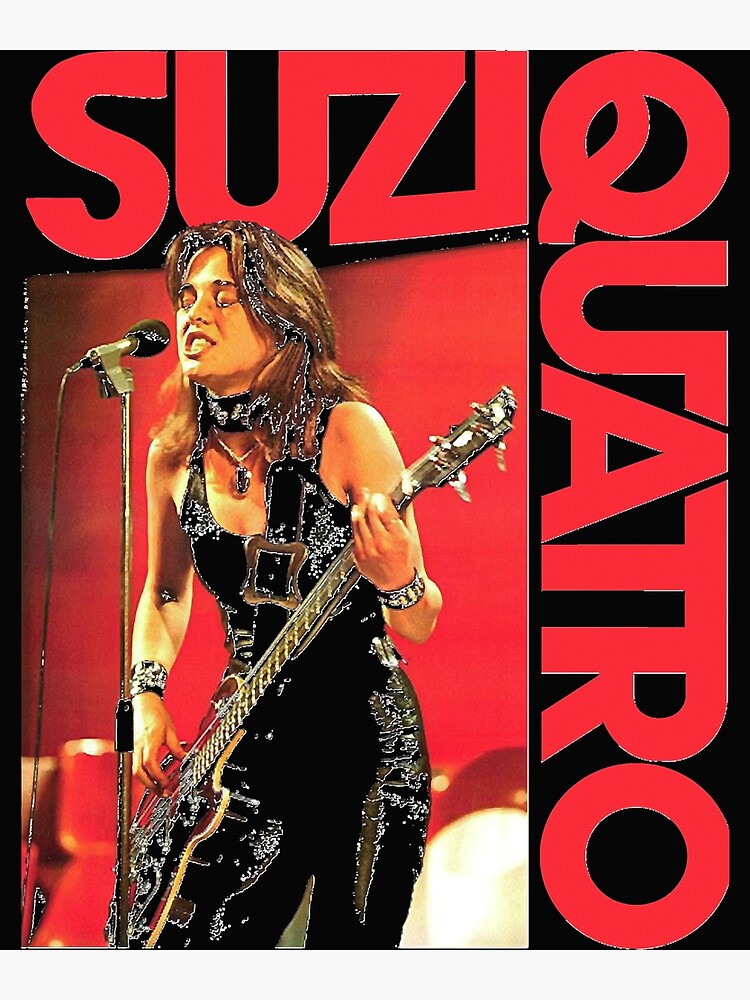 "SUZI QUATRO GLAM QUEEN Essential" Poster for Sale by SARAHILSON ...