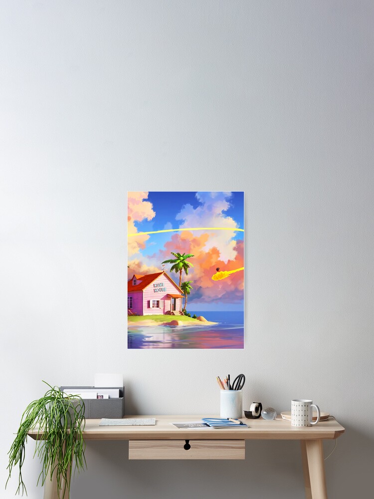 "Master Roshi Kame House - Dragon Ball - Artwork" Poster for Sale by ...