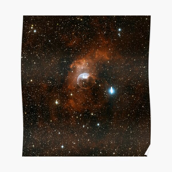 "Bubble Nebula (NGC 7635) - Wide-field view of emission nebula in the ...