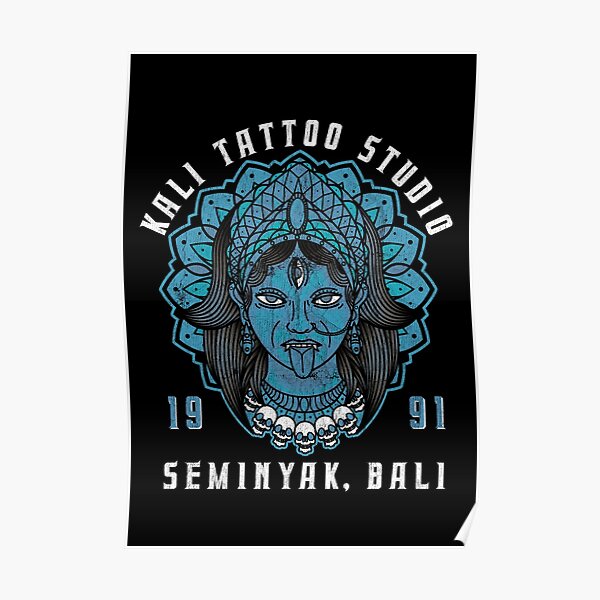 Póster «Tatuaje Kali, Seminyak, Bali, Diseño De Estudio De Tatuajes ...