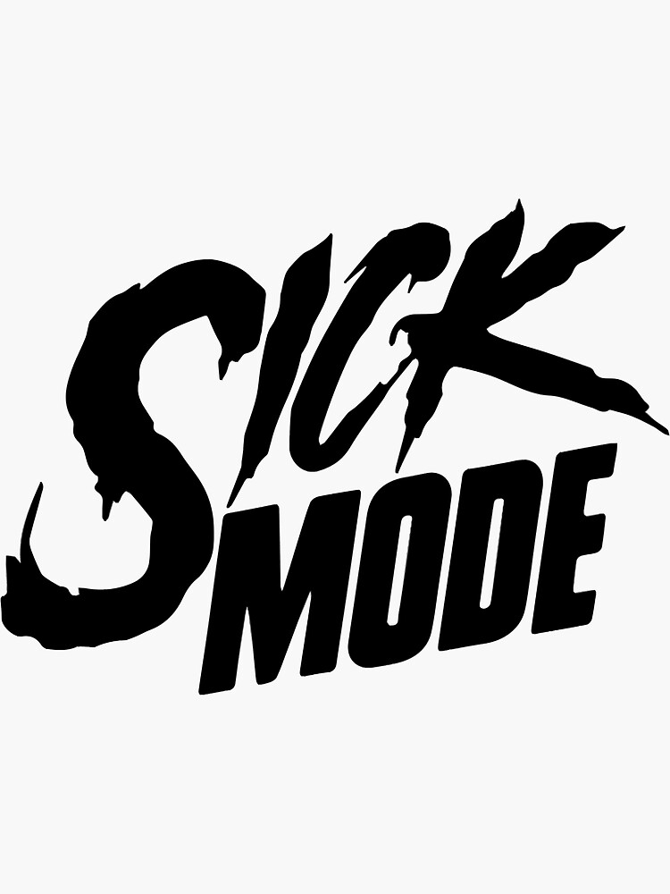 "Sickmode Classic " Sticker for Sale by aeriet | Redbubble