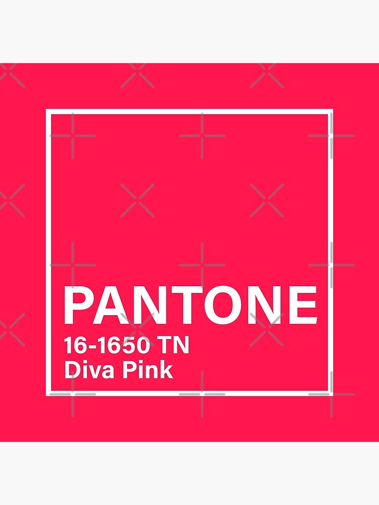"pantone 16-1650 TN Diva Pink" Poster for Sale by princessmi-com ...