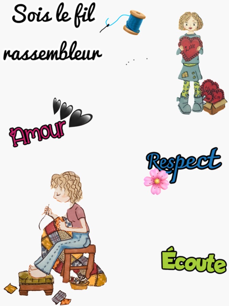 "Be the unifying thread that unites others positive quote " Sticker by ...