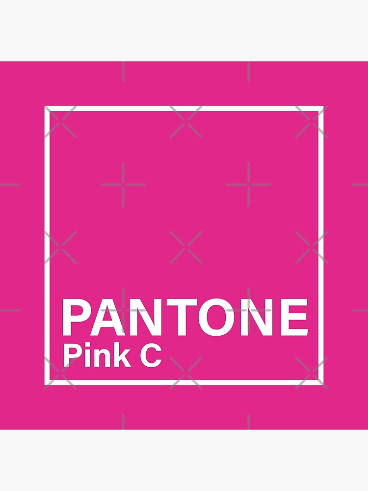"pantone Pink C" Poster for Sale by princessmi-com | Redbubble