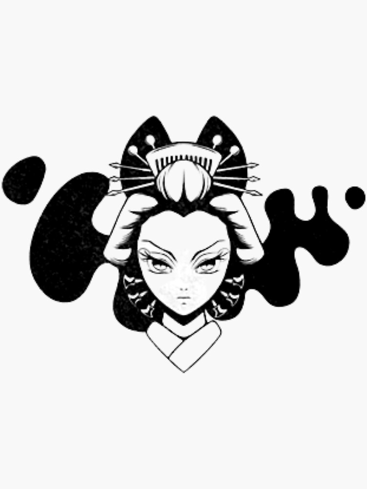 "Demon Slayer Collection: Daki" Sticker by Judicrea | Redbubble