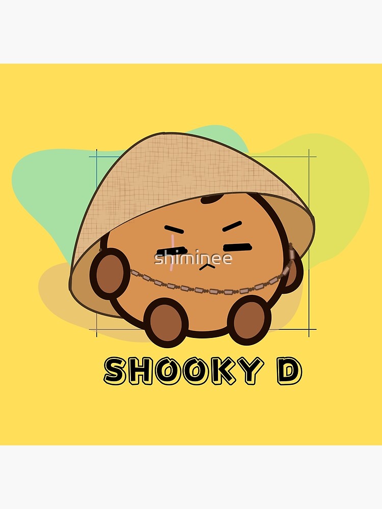 "Cute Kawaii Baby BTS BT21 Character Shooky Agust D" Photographic Print ...
