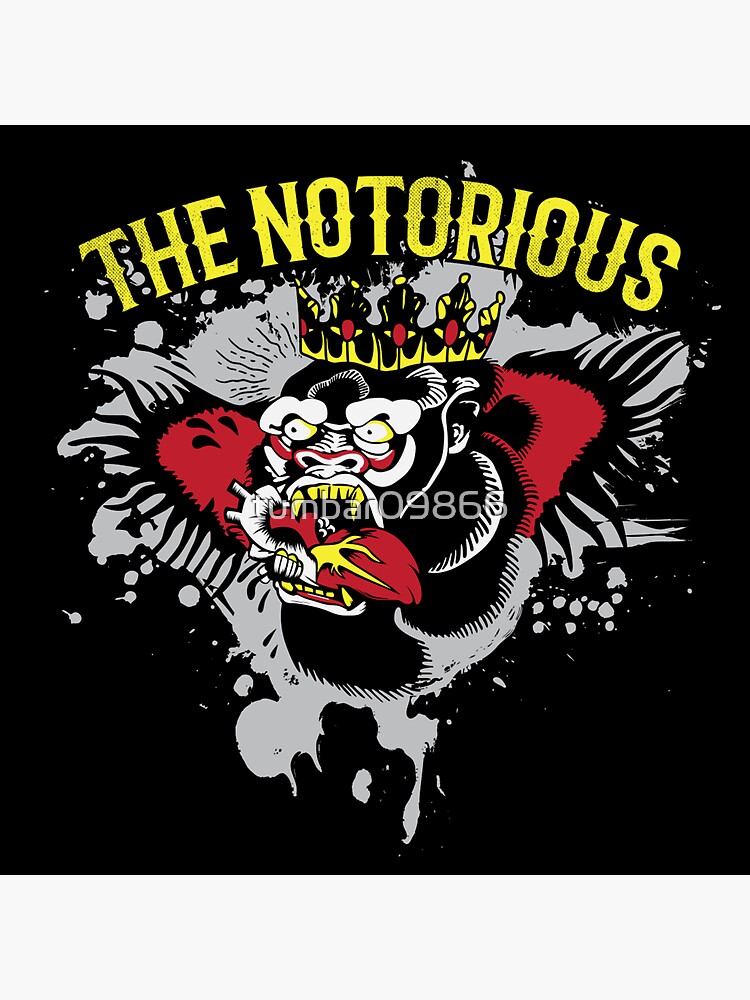 "THE NOTORIOUS LOGO" Sticker for Sale by tumbar09866 | Redbubble