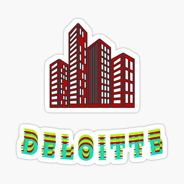 "Deloitte" Sticker by Artorama007 | Redbubble