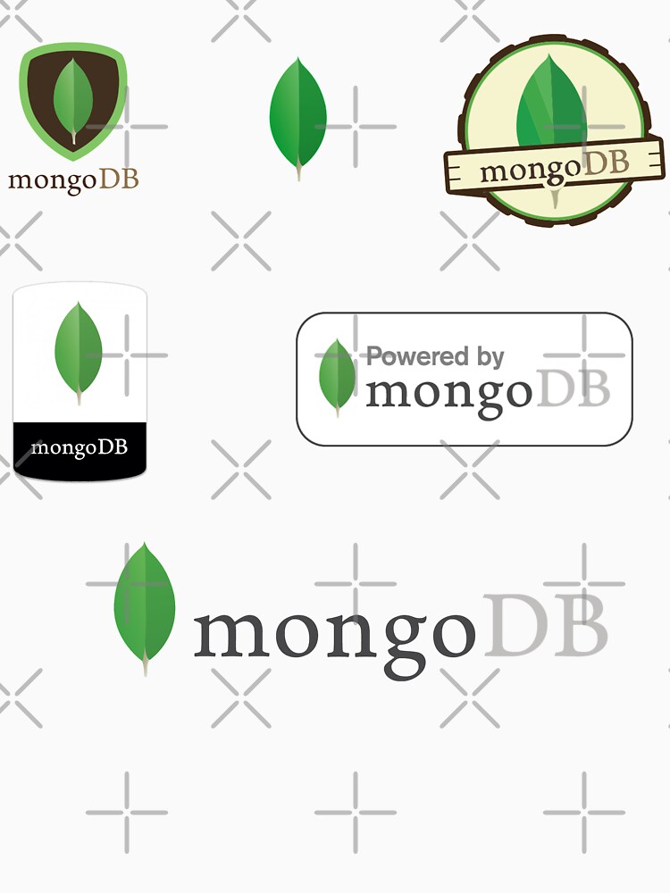 Mongodb Mongo Db Sticker Set T Shirt By Yourgeekside Redbubble