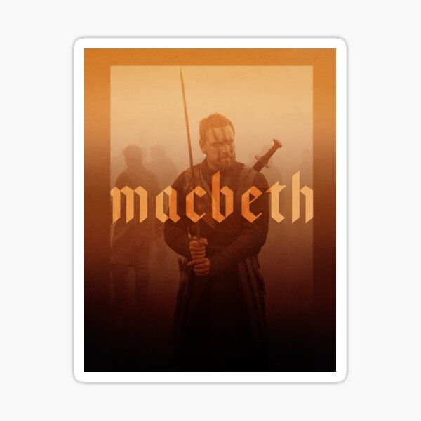 "Macbeth " Sticker by WordForest | Redbubble