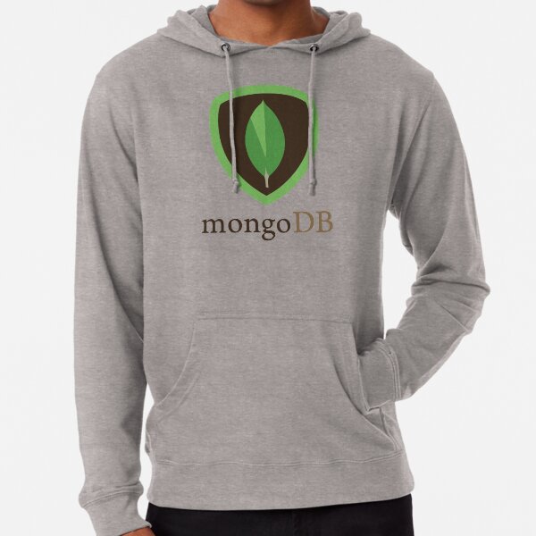 "mongodb mongo db database" Lightweight Hoodie for Sale by yourgeekside ...