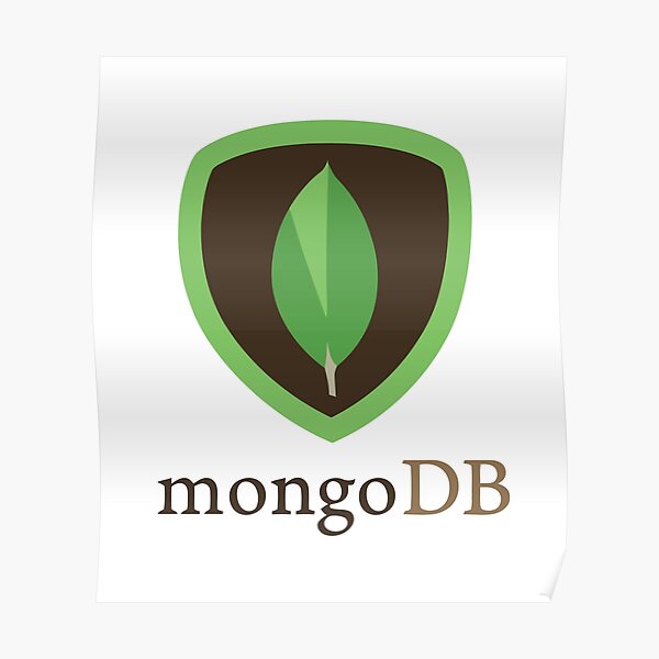 "mongodb mongo db database" Poster by yourgeekside | Redbubble
