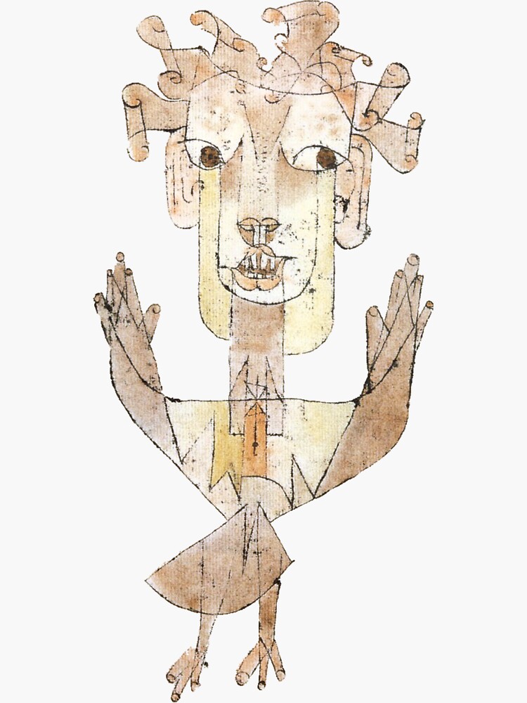 "Paul Klee - Angelus Novus (The Angel of History)" Sticker by ...