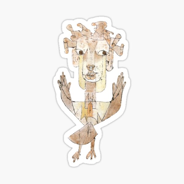 "Paul Klee - Angelus Novus (The Angel of History)" Sticker by ...