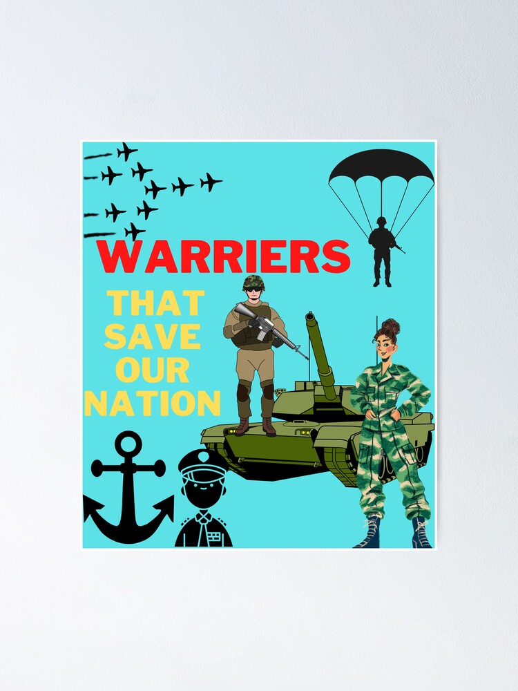 "Warriers that save our nation" Poster for Sale by Jaadueekala | Redbubble