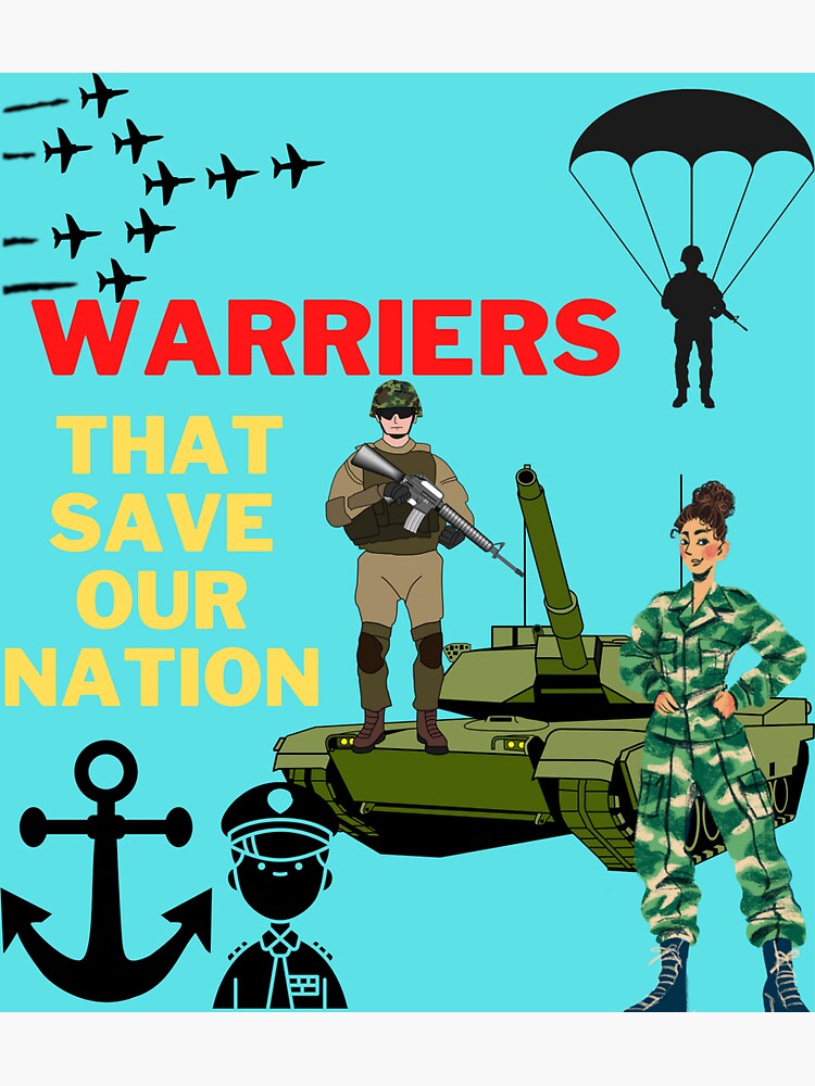 "Warriers that save our nation" Sticker by Jaadueekala | Redbubble