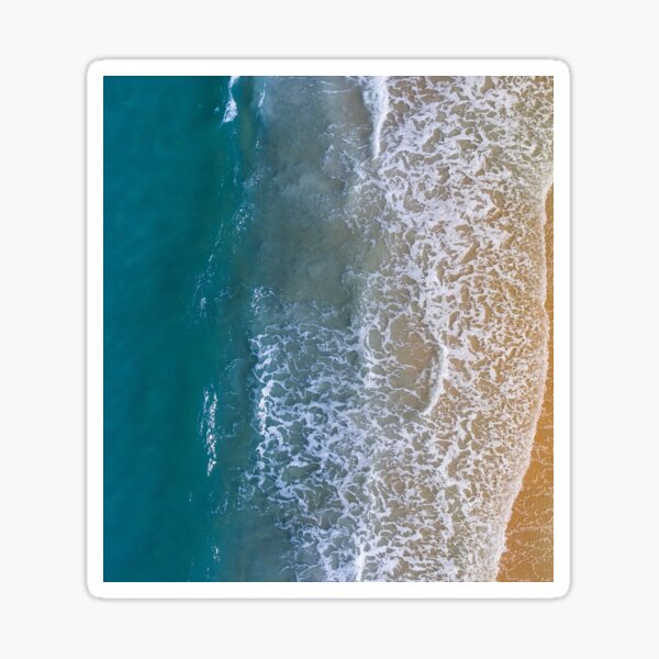 "Ocean is shaking" Sticker by Nehaadhav | Redbubble