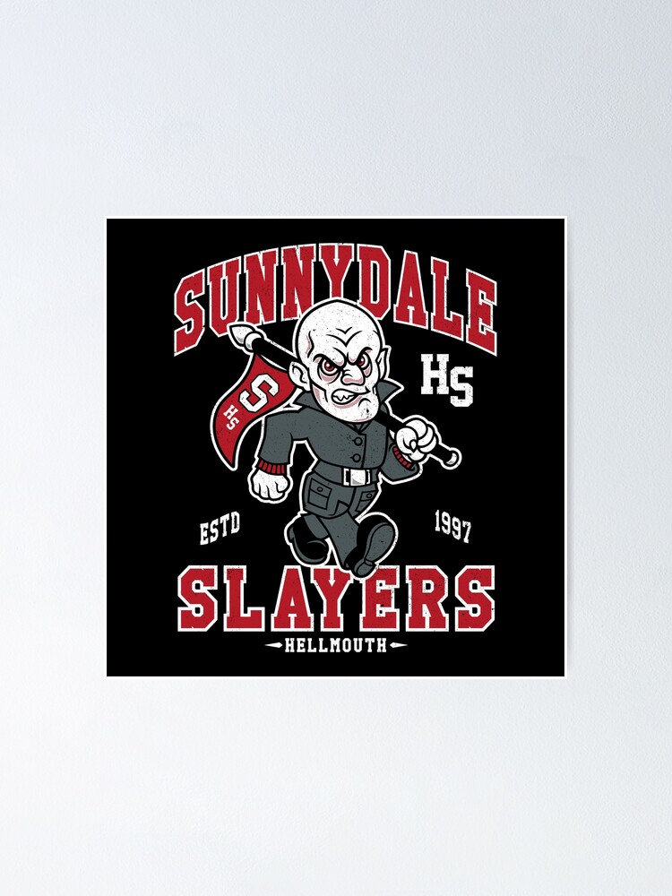 "Sunnydale High School Vampire - Vintage Distressed Horror College ...