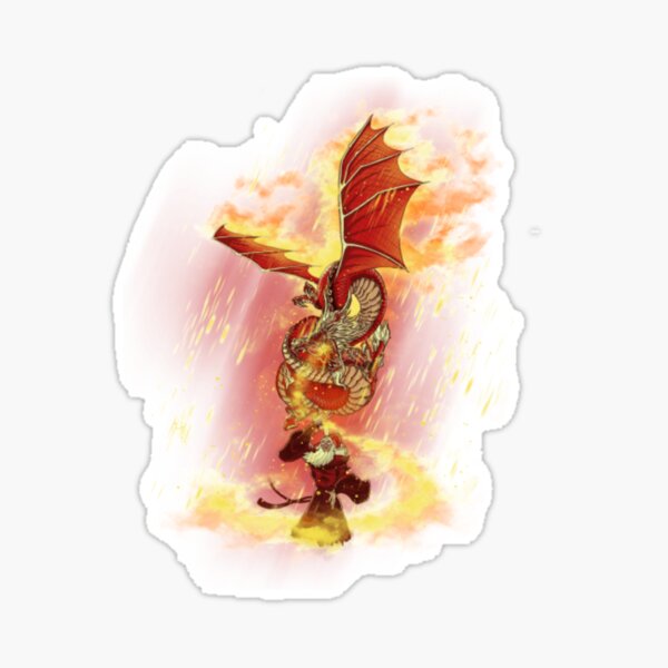 "Ravager Flame Roku Avatar" Sticker for Sale by athertonworrgjb | Redbubble