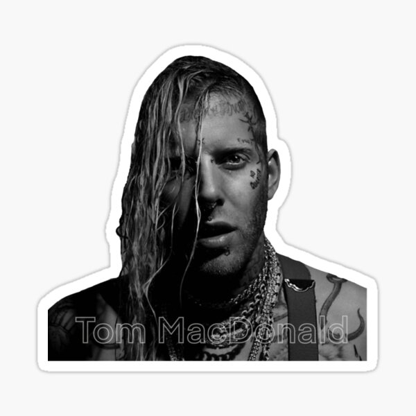 "Tom MacDonald" Sticker by HeaQame | Redbubble