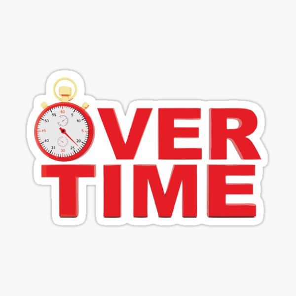 "Special Series Overtime" Sticker by sengershop9 | Redbubble