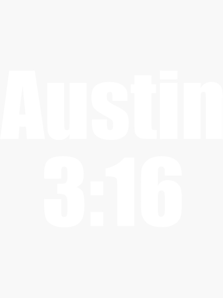 "STONE COLD" Sticker by RuslGibson | Redbubble