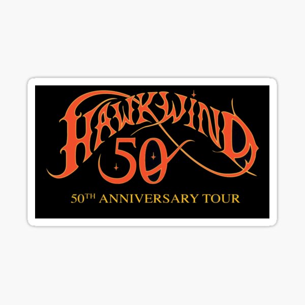 "Hawkwind" Sticker by JeanWarda1 | Redbubble