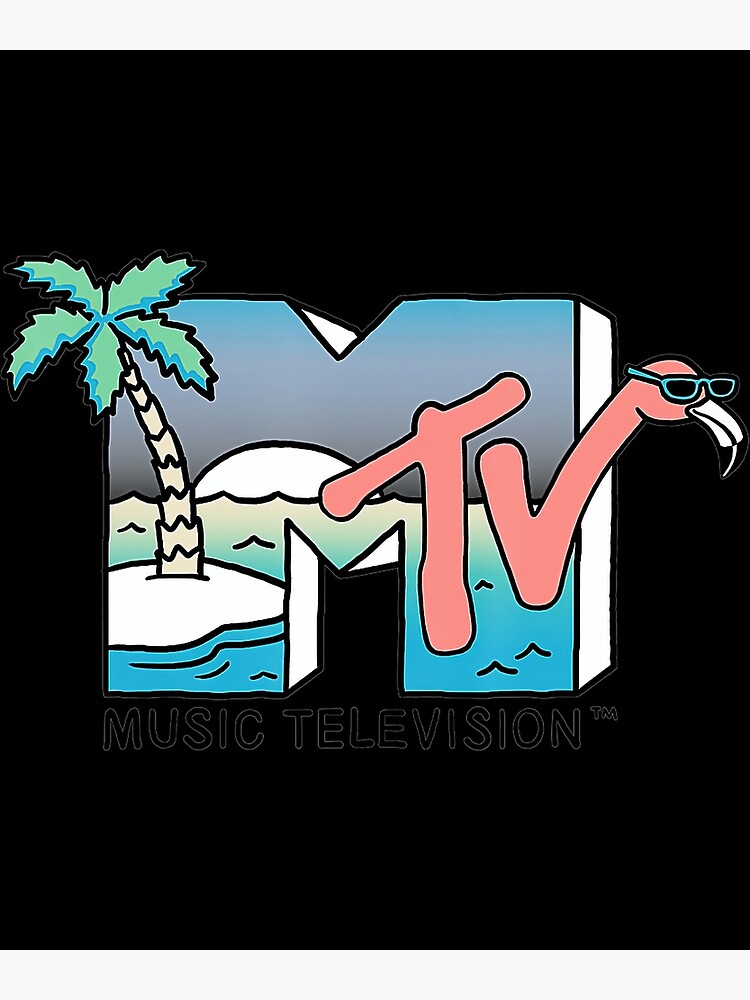 "MTV Retro Shape Design Logo Graphic Essential" Poster for Sale by ...