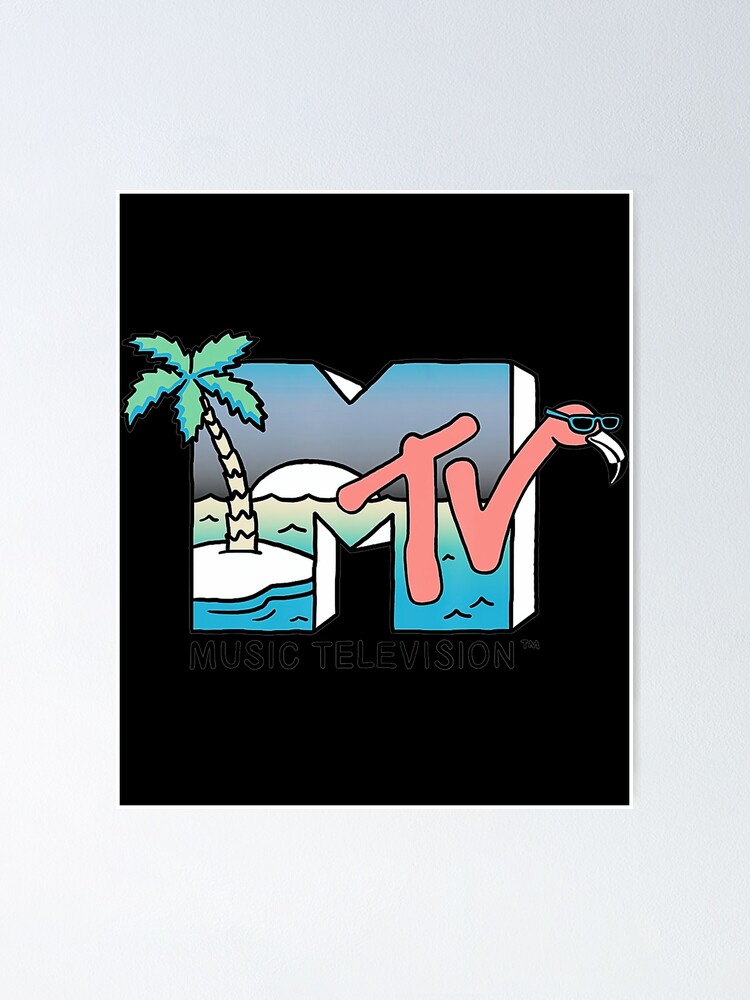 "MTV Retro Shape Design Logo Graphic Essential" Poster for Sale by ...