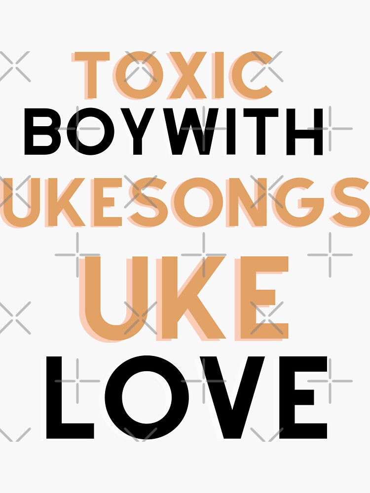 " Boywithuke Songs" Sticker by tiny31 | Redbubble