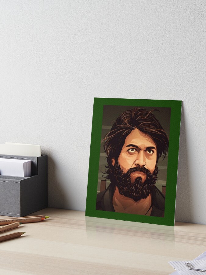 "KGF poster " Art Board Print for Sale by CrochetBao | Redbubble