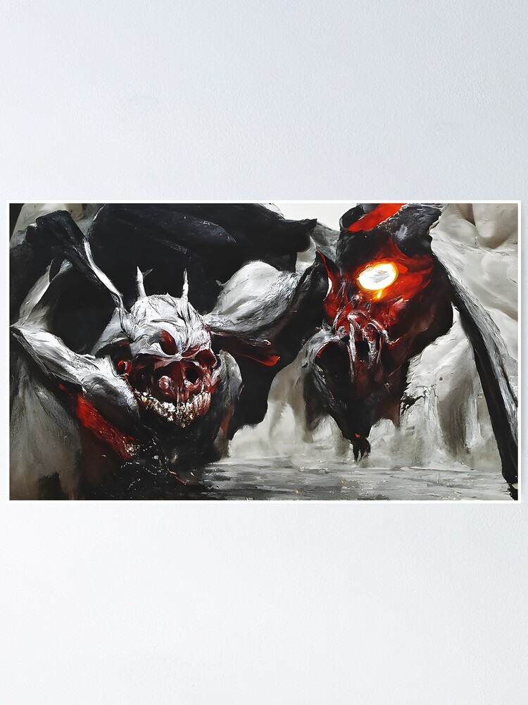 "Demonic embrace with Satan" Poster for Sale by MaalicksMalice | Redbubble