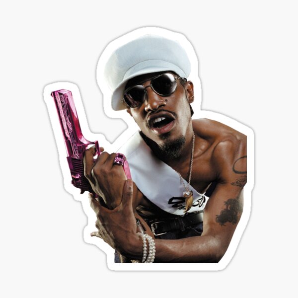 "Pink Gun" Sticker for Sale by Kundevincent | Redbubble