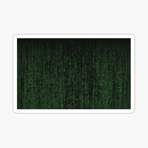 "Matrix" Sticker for Sale by b2tn | Redbubble
