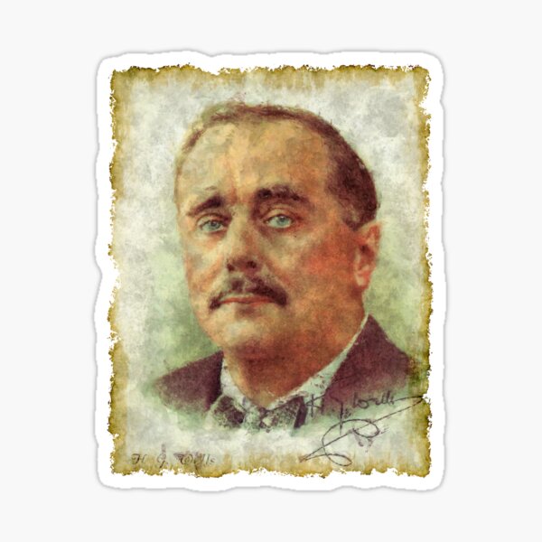 "HG Wells" Sticker by Salocin | Redbubble