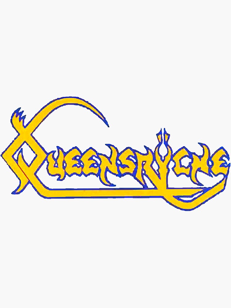 "Queensryche rock koerangtoeroe band best logo" Sticker by JeanWarda1 ...