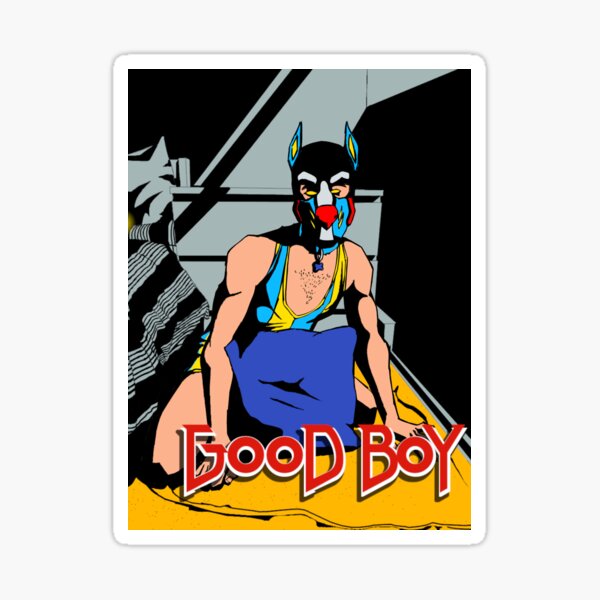 "Good Boy - Comic " Sticker for Sale by DrakePup | Redbubble