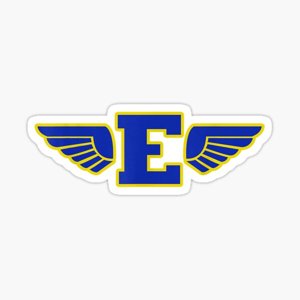 " Flying E " Sticker by midoxthemagnent | Redbubble
