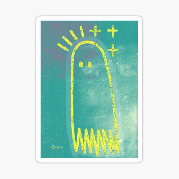 "Corrosion Ghost " Sticker by HalensGhosts | Redbubble